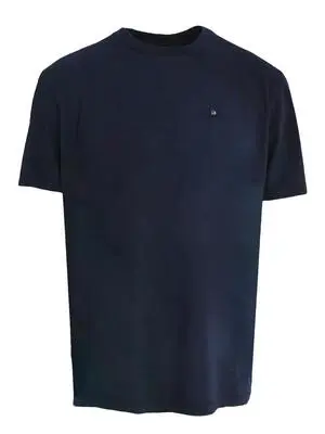 LUIGI BORRELLI Logo-embroidered Cotton T-shirt