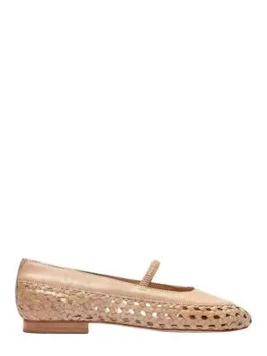 STUDIO CHOFAKIAN Pritzker Woven Ballet Flats - Neutrals