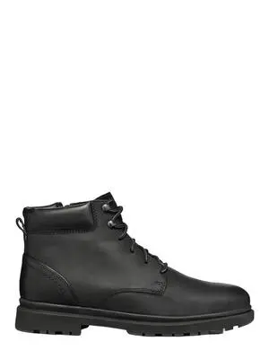Geox Andalo Lace-up Zip Boots - Black