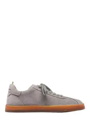 Officine Creative Karma Lace-up Suede Sneakers - Grey