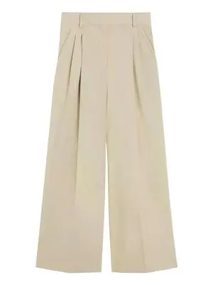 MAX MARA Pleated Wide-Leg Trousers