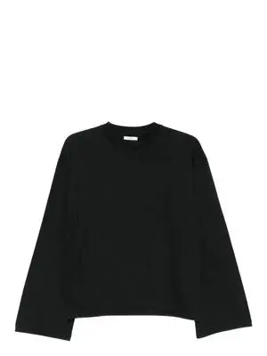 HAIKURE Wide-Cuff Cotton Top
