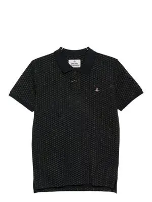 VIVIENNE WESTWOOD Cotton Polo Shirt - Blue
