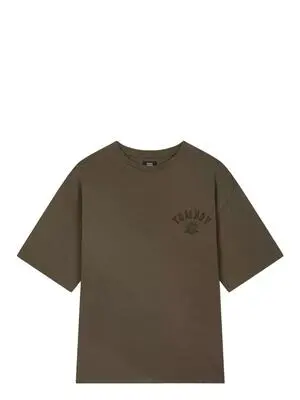 STUDIO TOMBOY Emblem-print T-shirt - Brown