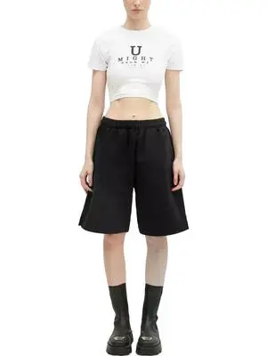 Vetements Eye-chart Cropped Top - White