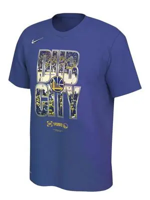 Nike Nba Warriors Dri-fit T-shirt - Blue
