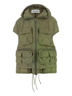 IENKI IENKI Ember Quilted Sleeveless Vest - Green