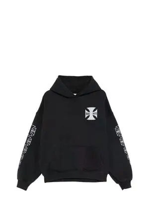 Rhude Logo-print Hoodie - Black