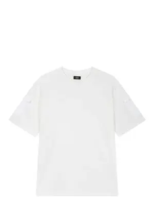 STUDIO TOMBOY Pocket Sleeve T-shirt - White