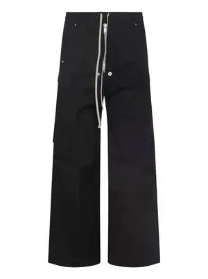 Rick Owens Belas Cargo-pocket Drawstring Trousers - Black