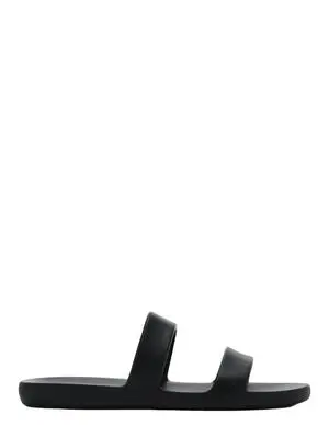 THE ROW Dual-strap Foam Sandals - Black