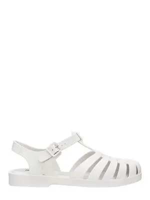 Melissa Strappy Slide Sandals - White