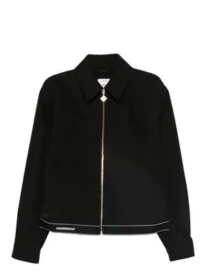 Casablanca Zip-Up Jacket Black