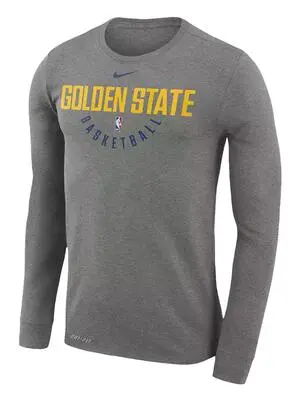 Nike Nba Golden State Warriors Dri-fit T-shirt - Grey