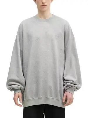 Vetements Embroidered-logo Sweatshirt - Grey
