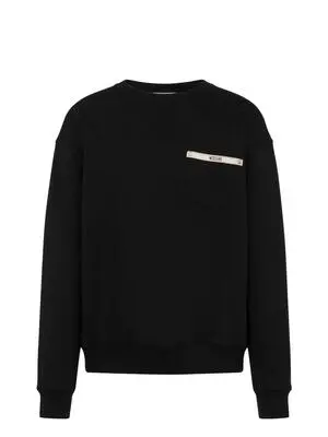 Moschino Pocket-detail Sweatshirt - Black
