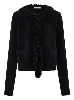 SALVATORE FERRAGAMO Fringed Cardigan