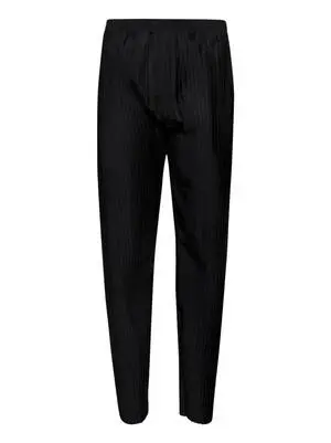CASELLA MEYER Pleated Trousers - Black