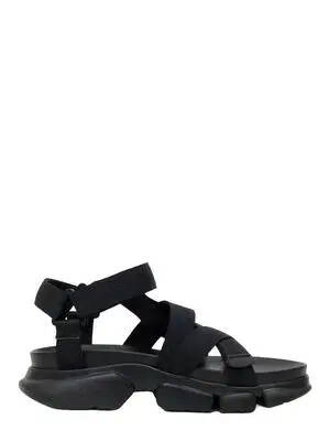 UNDERCOVERISM Cross-strap Platform Sandals - Black