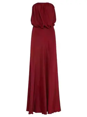MARINELLA PICCINNO Silvia Silk Dress - Red