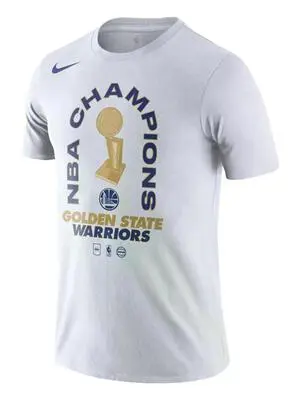 Nike Warriors 2018 Nba Finals Champ Parade T-shirt - White