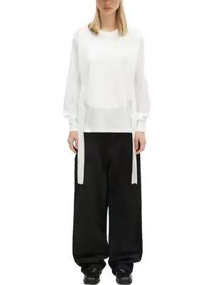 UNDERCOVERISM Long-sleeve Tie-detail Blouse - White