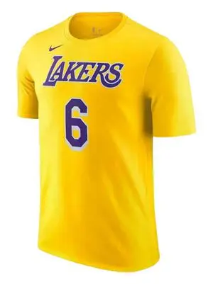 Nike Lebron James La Lakers T-shirt - Yellow