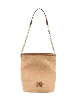 Karl Lagerfeld K/autograph Woven Chain-strap Bag - Neutrals
