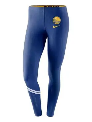 Nike Nba Golden State Warriors Essential Stripe Leggings - Blue