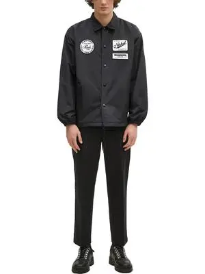 NEIGHBORHOOD Logo-patch Coach Jacket - Black