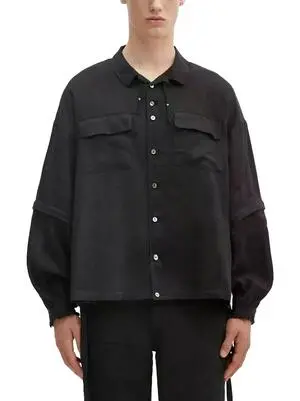 UNDERCOVERISM Double-pocket Button Shirt - Black