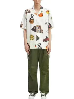 NEIGHBORHOOD Cotton-blend Cargo Trousers - Green