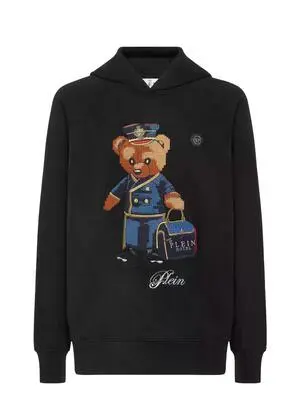 Philipp Plein Teddy Doorman Hoodie - Black