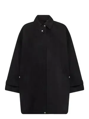 TOTEME Organic Cotton Coat - Black