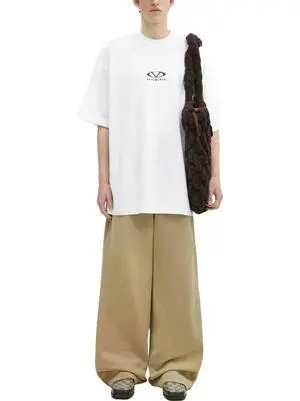 Vetements Cotton-blend Track Pants - Neutrals