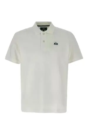LA MARTINA Logo-embroidered Polo Shirt - White
