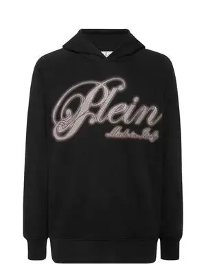 Philipp Plein Rhinestone-embellished Hoodie - Black