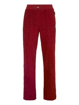 Philipp Plein Jacquard Track Pants - Red
