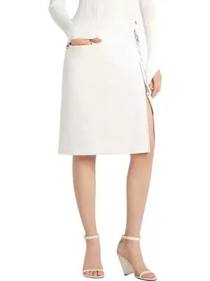 COURREGES Zip-fastening Skirt - White