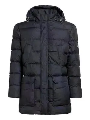 Etro Quilted Hooded Puffer Jacket - Black