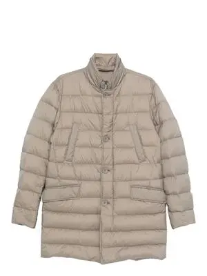 Herno Quilted Padded Coat Grey