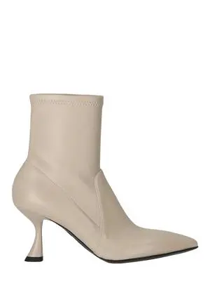 SERGIO LEVANTESI Junny5 Heeled Ankle Boots - White