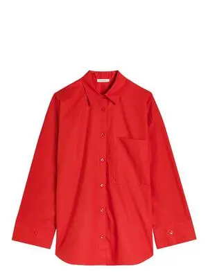 BY MALENE BIRGER Derris Cotton Shirt - Red