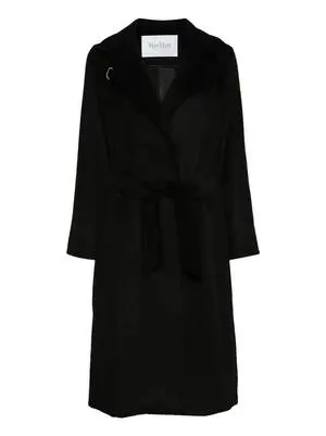 Max Mara Ludmilla Cashmere Coat Black