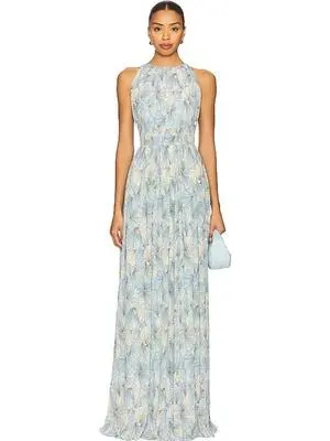 Veronica Beard Yardley Dress - Powder Blue Multi