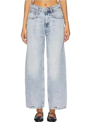 SEVENTY + MOCHI Gracie Twisted Wide Leg Jeans - Austin