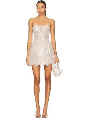 BRONX AND BRONCO Giselle Blanc Mini Dress - White