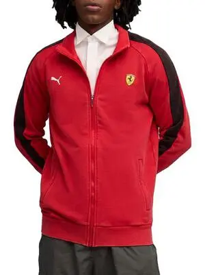 PUMA Ferrari T7 Cotton Jacket - Rosso Corsa