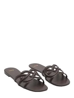 MANGO Crisscross Sandal