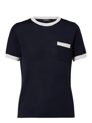 Max Mara Egidio Virgin Wool Top - Black
